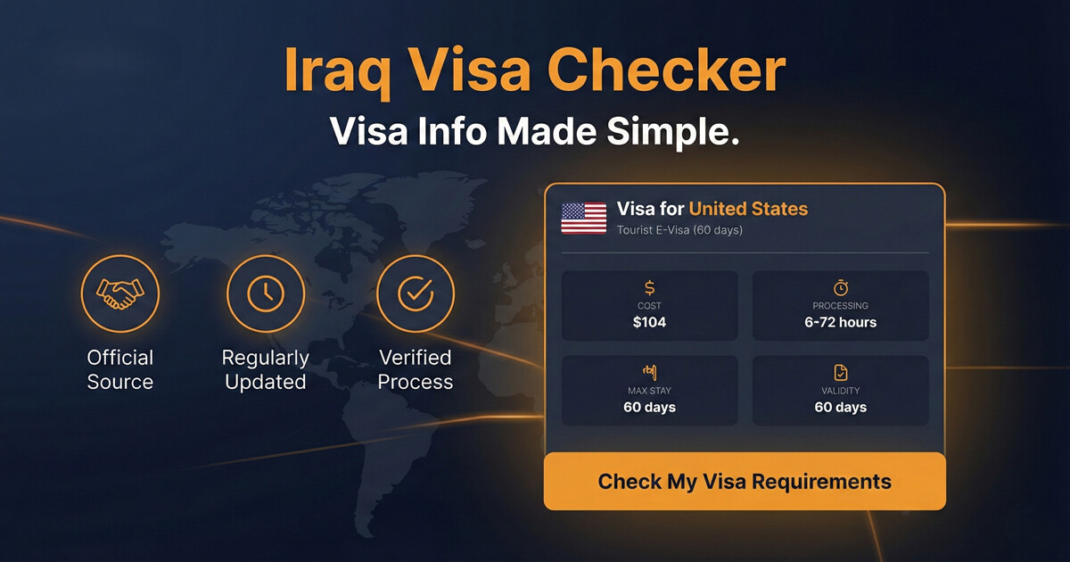 Iraq Visa Check | Free Visa Requirements Tool for 190+ Countries ...